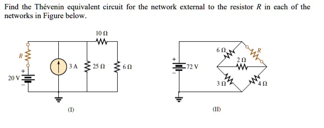 Find the Thévenin equivalent circuit for the network external to the ...
