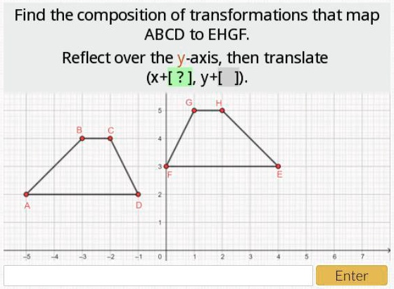 find the composition of transformations that map abcd to ehgf find the composition of ...