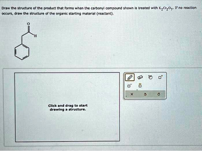 draw the structure of the product that forms when the carbonyl compound ...