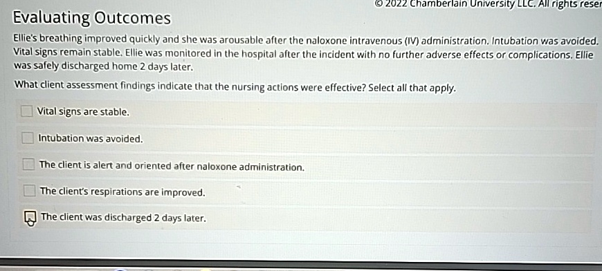 evaluating outcomes ellies breathing improved quickly and she was ...