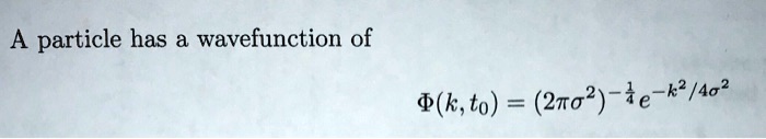 Solved A Determine The Expectation Value Of The Squared Momentum B