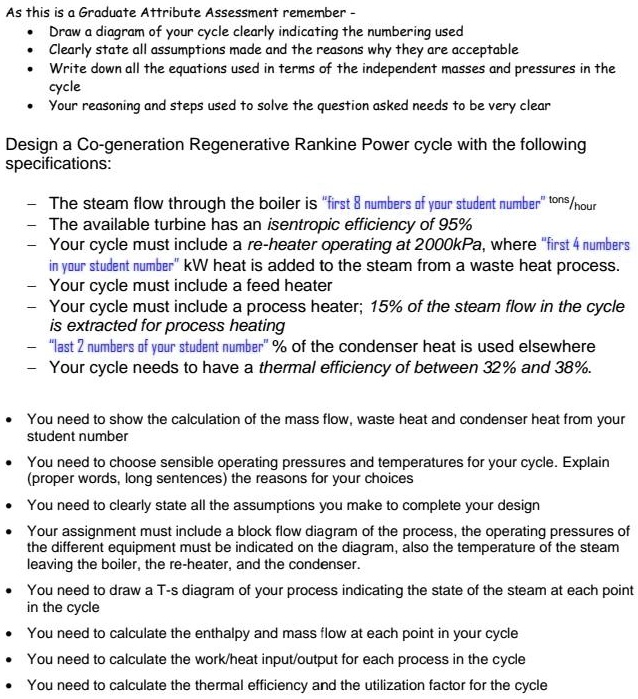 SOLVED: As this is a Graduate Attribute Assessment remember Draw a ...