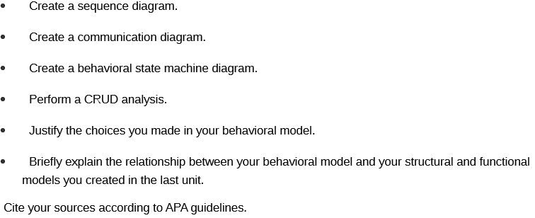 Create A Sequence Diagram • Create A Communication Diagram • Create A 3600