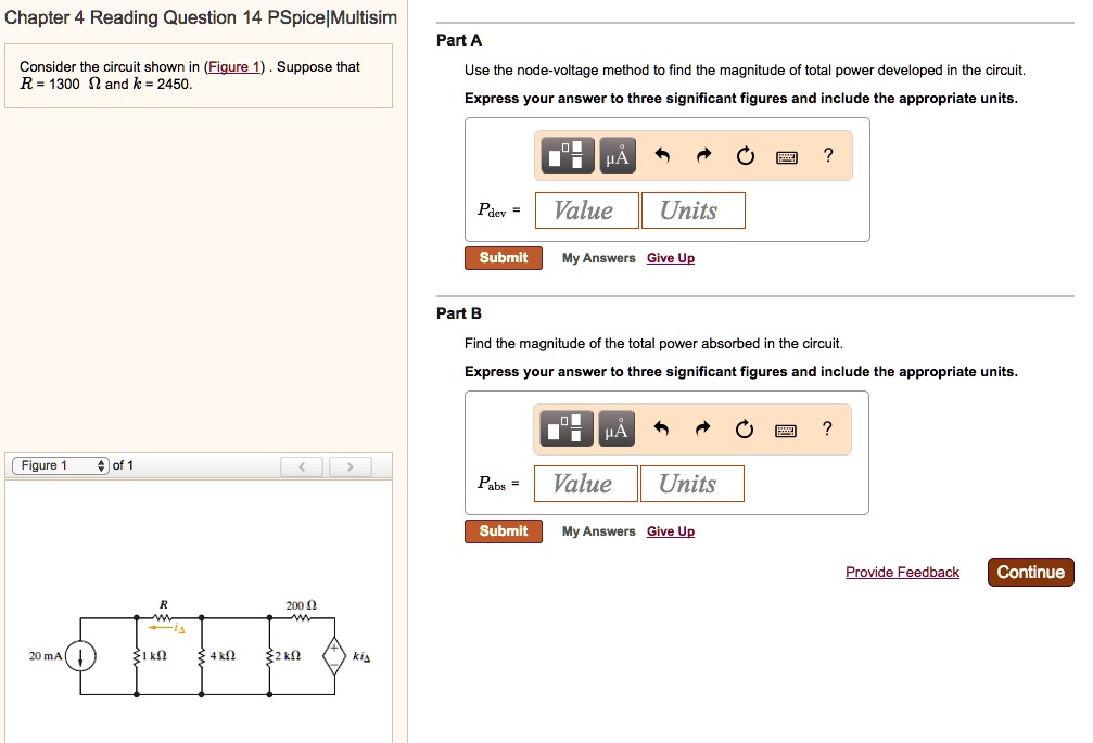 Chapter 4 Reading Question 14 PSpice|Multisim Consider the circuit ...