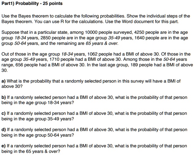 SOLVED: Please use R code! Please show the details! Thank you! Part 1 ...