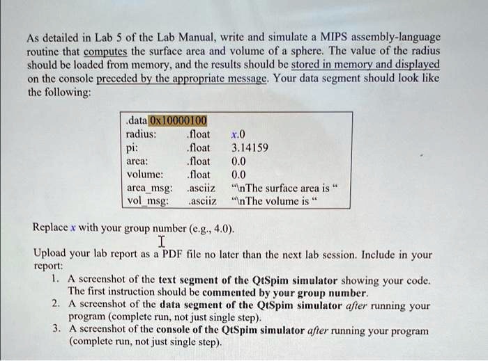 Solved As Detailed In Lab 5 Of The Lab Manual Write And Simulate A Mips Assembly Language