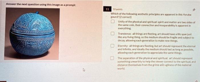 Opolnts Which of the following aesthetic principles are apparent in ...