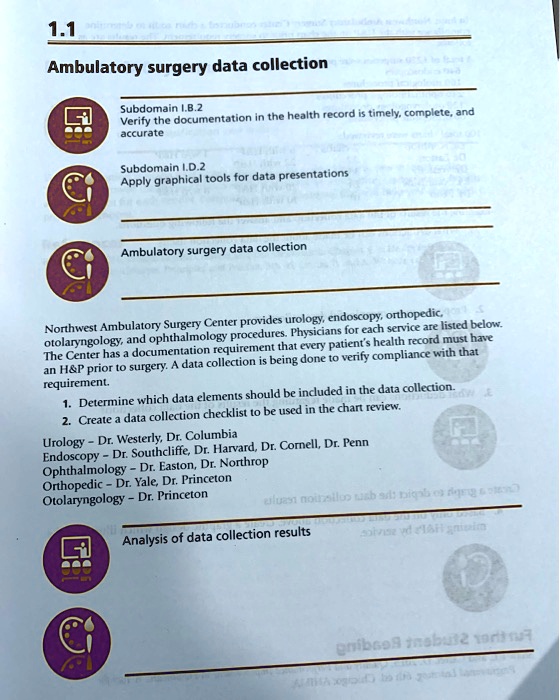 11 ambulatory surgery data collection subdomain 82 the health record ...