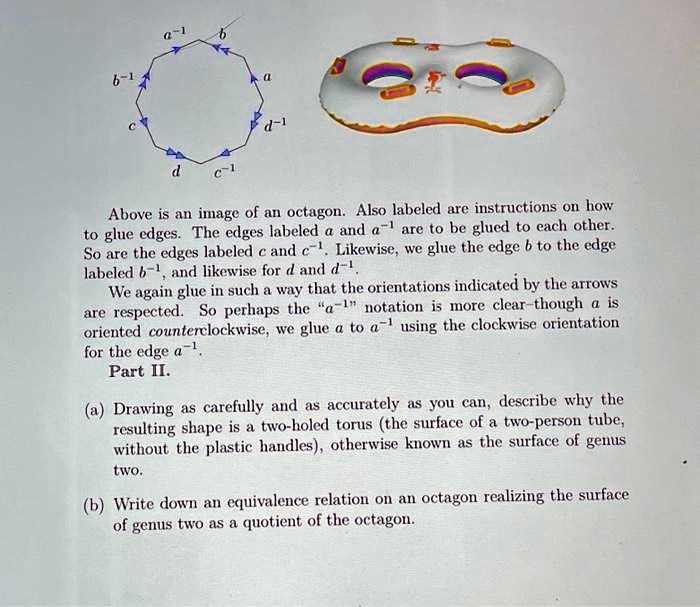 Above is an image of an octagon. Also labeled are instructions on how ...