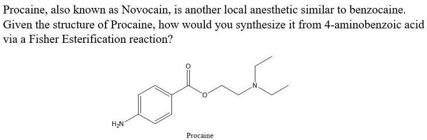 procaine also known as novocain is another local anesthetic similar to ...