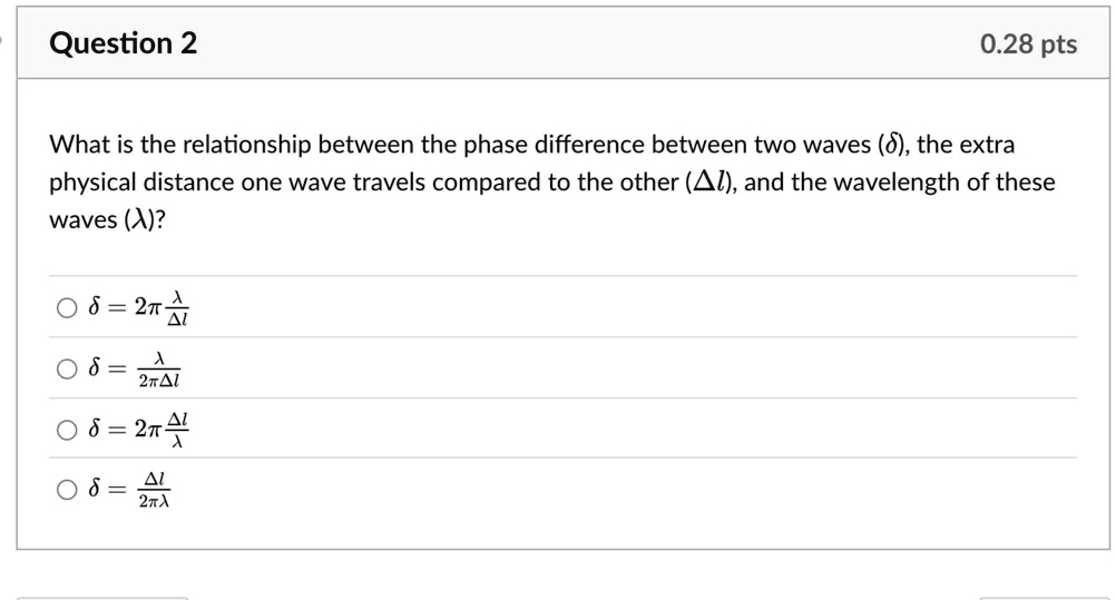 question 2 028 pts what is the relationship between the phase ...