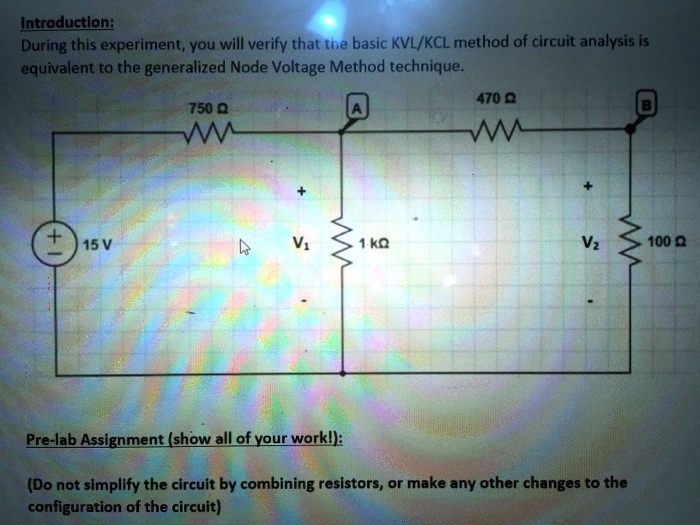 Introduction: During this experiment, you will verify that the basic KVL/KCL method of circuit ...