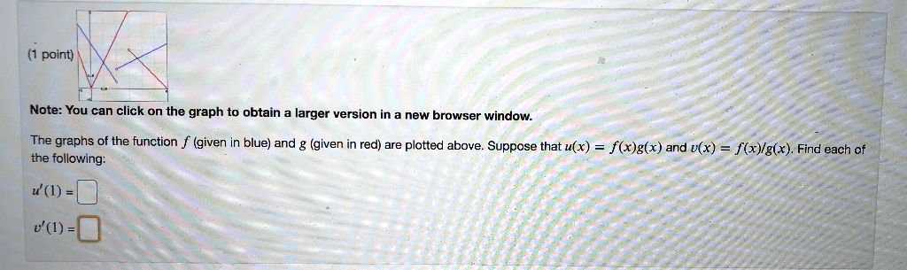 SOLVED: point) Note: You can click on the graph to obtain larger version in new browser window ...