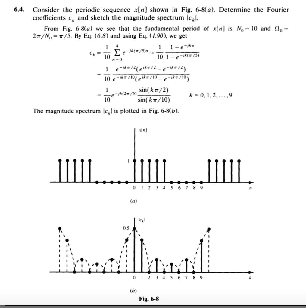 SOLVED 6 4 Determine The Fourier Series Coefficients Of Y n X n solved-6-4-determine-the-fourier-series-coefficients-of-y-n-x-n