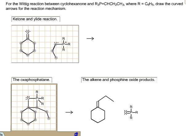 SOLVED: For the Wittig reaction between cyclohexanone and RyP-CHCHzCH ...