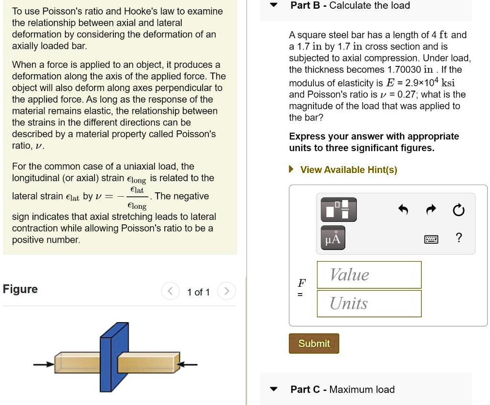 SOLVED: A slider with a square hole is mounted on the bar described in ...