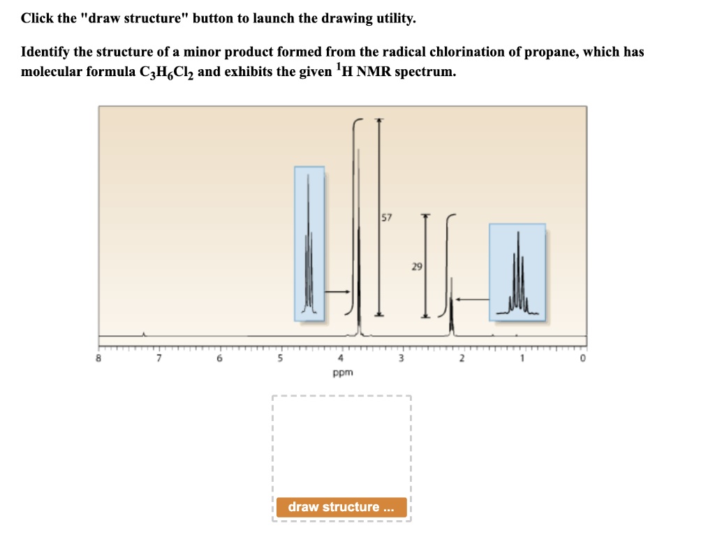SOLVED: Click the "draw structure" button to launch the drawing utility ...