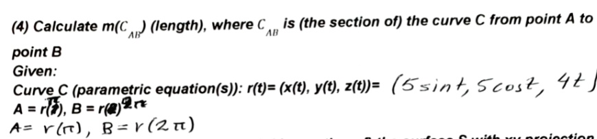 please show step by step 4 calculate mc length where c n is the section ...