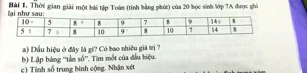 Solved Bà I 1 Thá I Gian Giải Má™t Bà I Táºp Toán TÃnh Bằ