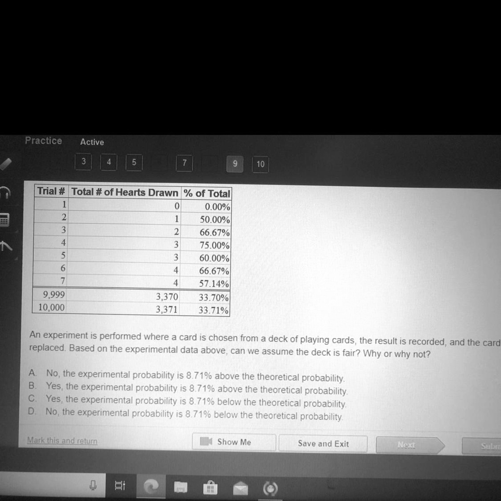 SOLVED: 'An experiment is performed where a card is chosen from a deck ...