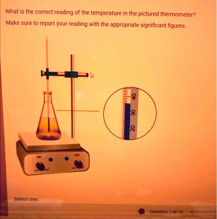 Accurate reading with appropriate significant figures? 35.9 Â°C 35.0 Â ...