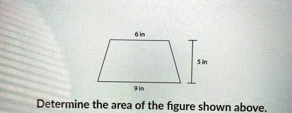 SOLVED: 'PLEASE HELP!!!! Determine the area of the figure shown above 6 ...