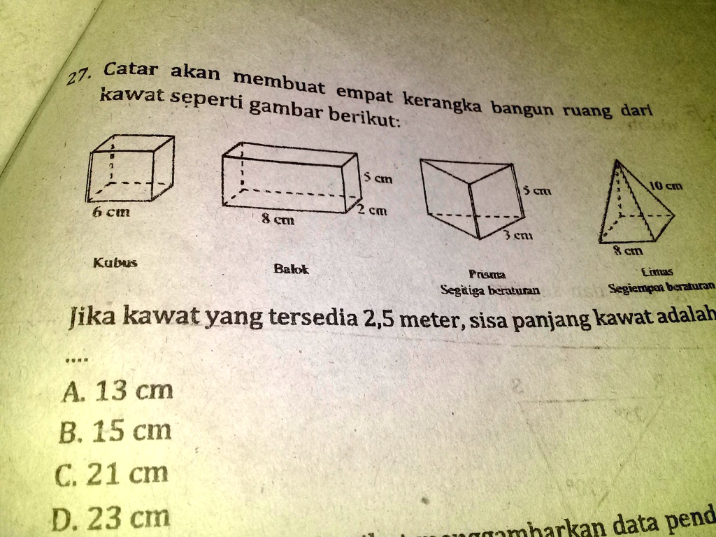 SOLVED: Tolong jawab kak jangan lupa dengan cara nya. Moga juga ada ... SOLVED: Tolong jawab kak jangan lupa dengan cara nya. Moga juga ada ...