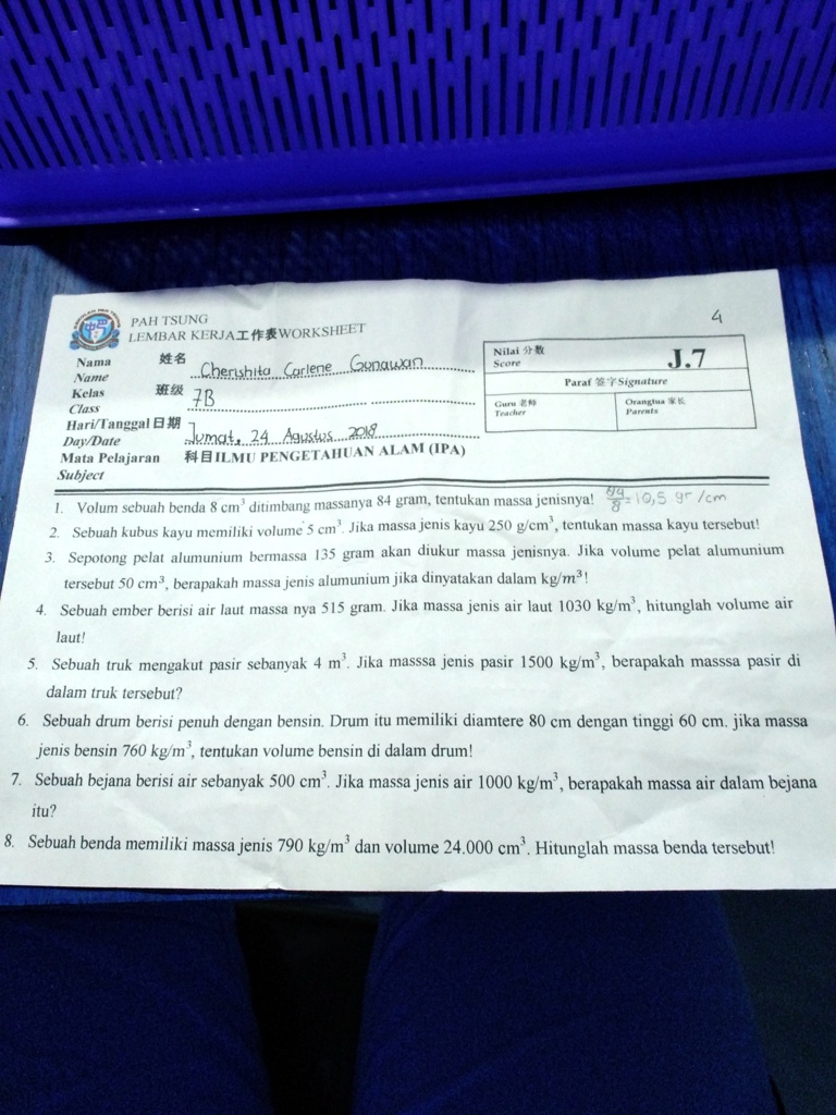 SOLVED: JAWAB NOMOR 3 SAMPAI 8 SAJA... PAKAI CARA, DIKETAHUI, DITANYA ...