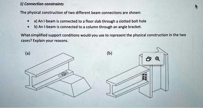 1) Connection constraints The physical construction of two different ...