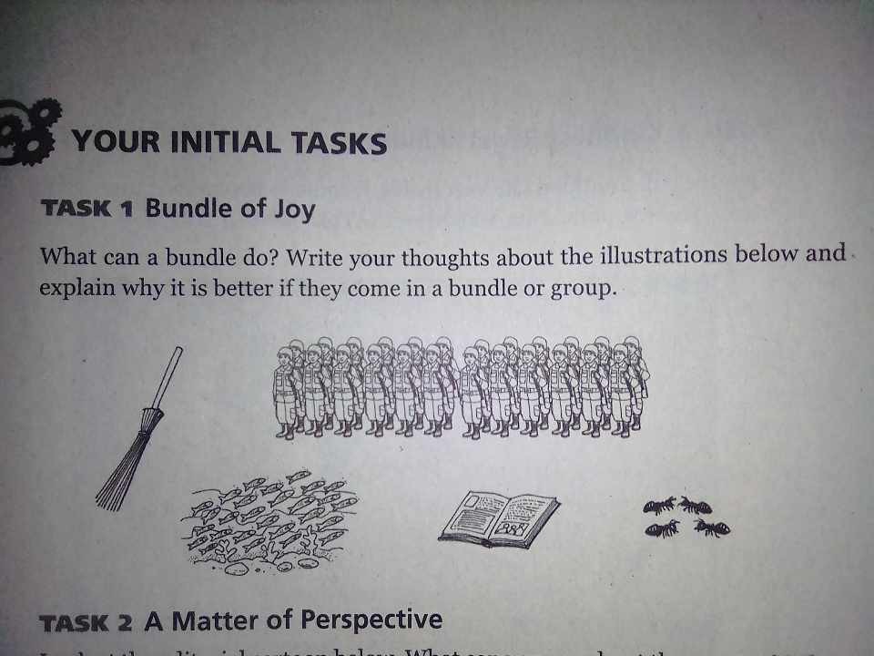 SOLVED: YOUR INITIAL TASKS TASK 1 Bundle of Joy What can a bundle do ...