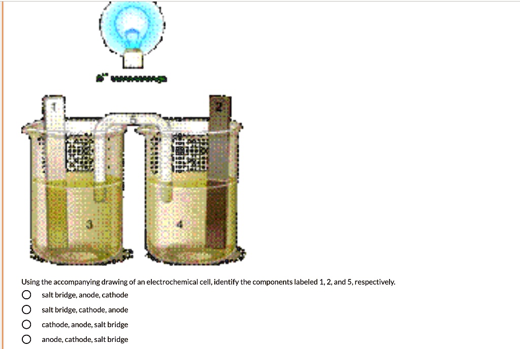 SOLVED: 3 5ueat4ep Using the accompanying drawing of an electrochemical ...