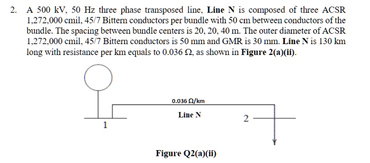 Solved Texts A Determine The Inductance And Capacitance Per Phase