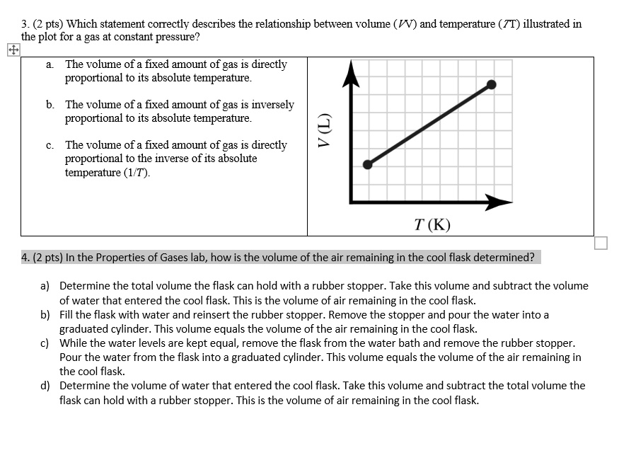 SOLVED: 3 . (2 pts) Which statement correctly describes the ...