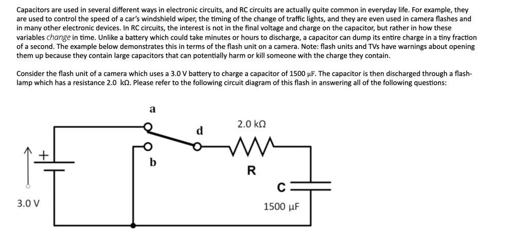Capacitors are used in several different ways in electronic circuits ...