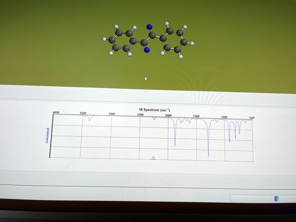 the molecule is benzene. list all the function groups shown on the IR ...