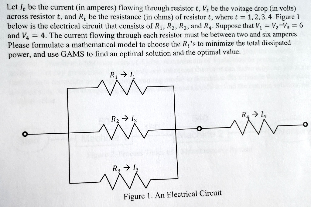 Let It be the current (in amperes) flowing through resistor t, Vt be ...