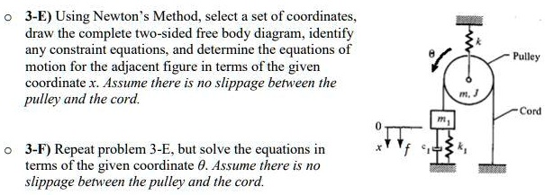 3-E) Using Newton's Method, select a set of coordinates, draw the ...