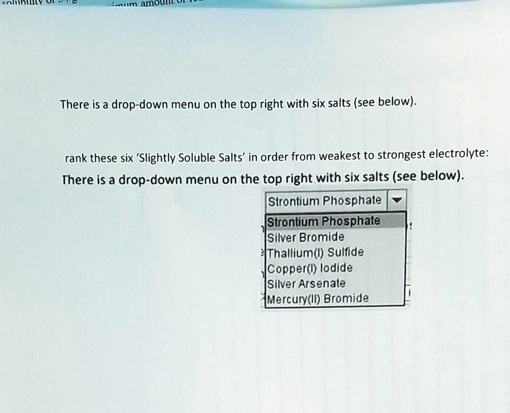 omnney amounnt there is a drop down menu on the top right with six ...