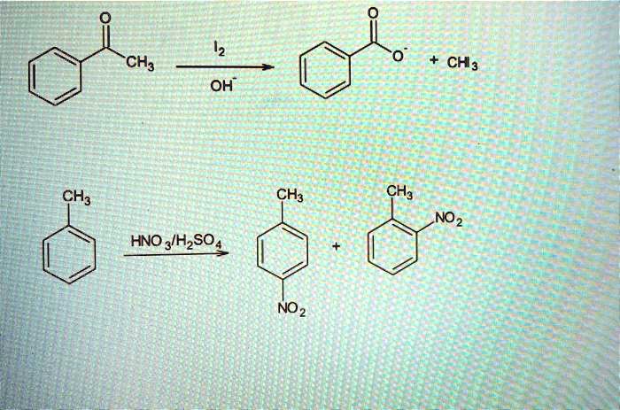 SOLVED: CH3 OH CH3 CH3 CH3 NO2 HNO3/H2SO4 NO2 CH3