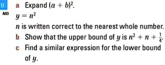 SOLVED: Expand (a b1?. y = n2 n is written correct to the nearest whole ...
