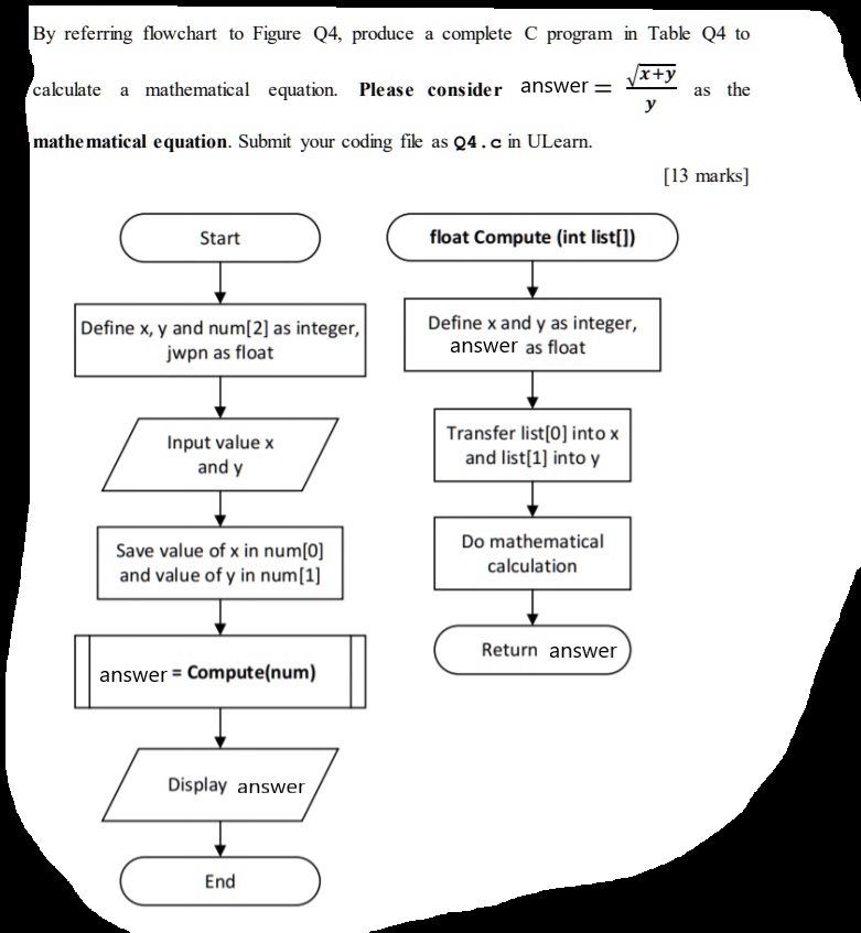 SOLVED: Title: C Program for Mathematical Equation Calculation By ... SOLVED: Title: C Program for Mathematical Equation Calculation By ...