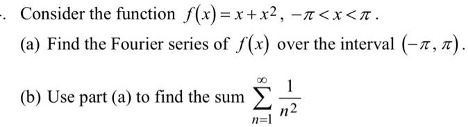 Consider The Function Fxxx2 Consider The Functionfxxx2 X Afind The 8975