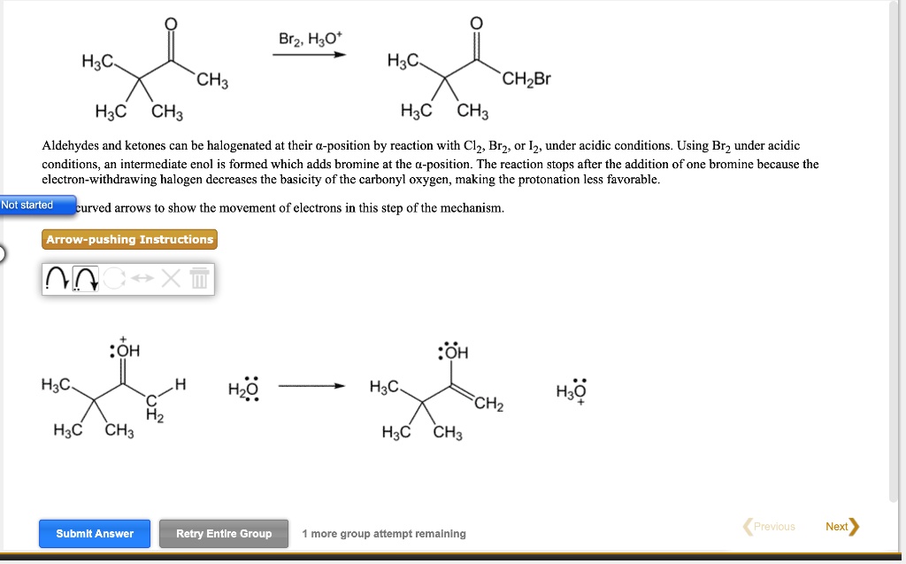 SOLVED: Brz, H3Ot H3C H3C CH3 H3C CH3 CHzBr H3C CH3 Aldehydes and ...