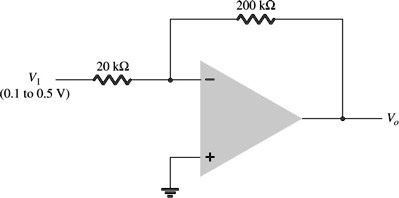 SOLVED: What is the range of the output voltage in the circuit of Fig. 65 if the input can vary ...