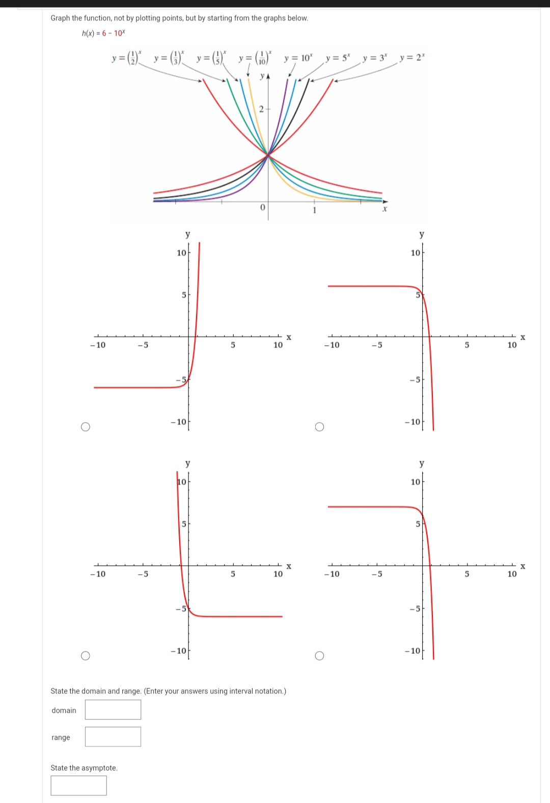 SOLVED Graph The Function Not By Plotting Points But By Starting 