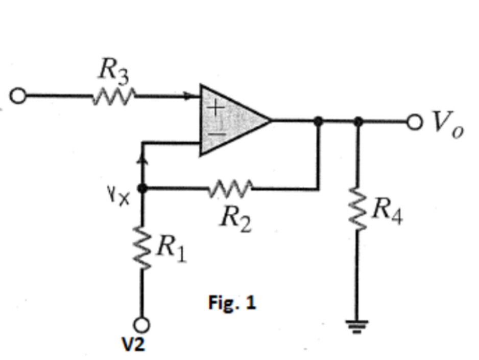 Find V0 in term of V1 and V2