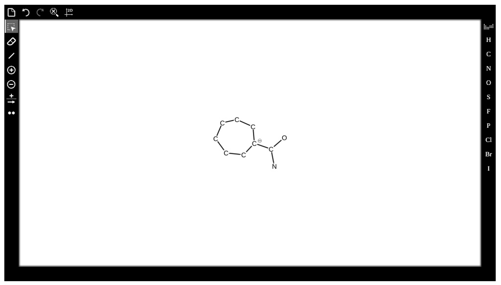 The following is a skeleton of a molecular anion having the overall ...
