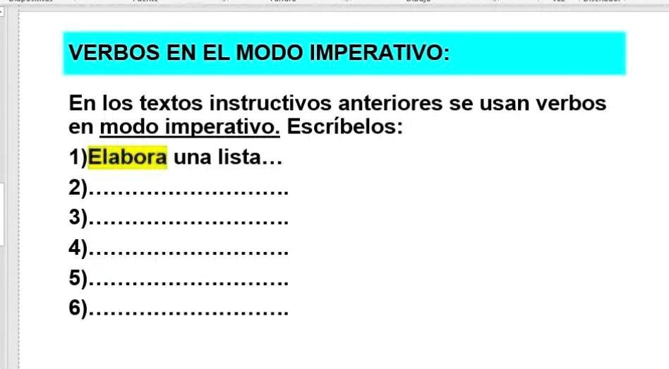 SOLVED: ayuda es para hoy porfa VERBOS EN EL MODO IMPERATIVO: En los ... SOLVED: ayuda es para hoy porfa VERBOS EN EL MODO IMPERATIVO: En los ...