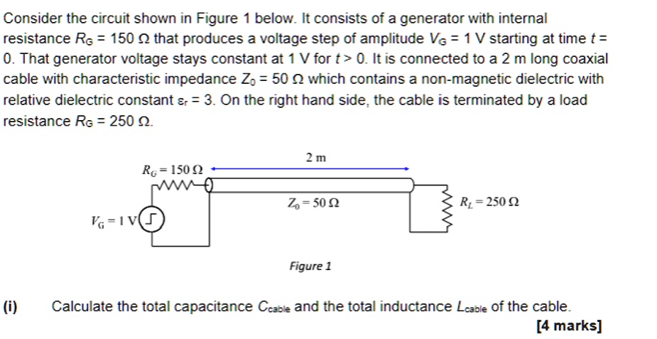 SOLVED: Consider the circuit shown in Figure 1 below. It consists of a ...