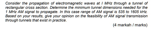 SOLVED: Consider the propagation of electromagnetic waves at MHz ...